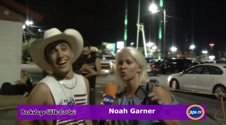 Backstage with Cortni - Noah Garner | TV | ROKU | Fire | Apple | Destin ...