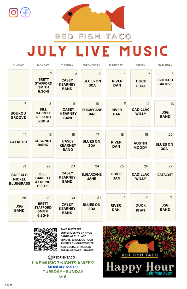 JSG Band @ Red Fish Taco | TV | ROKU | Fire | Apple